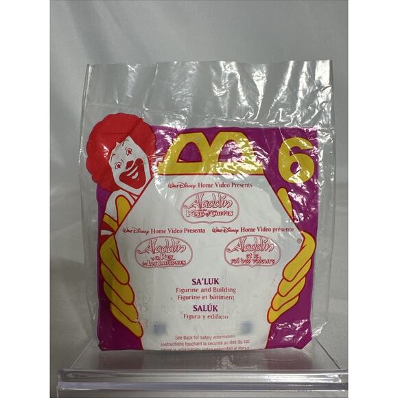 Disney | Toys | Mcdonalds Happy Meal Toys 996 Aladdin Saluk Figurine ...